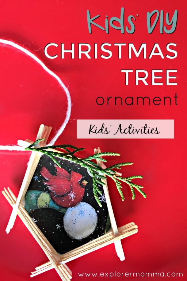 Kids' DIY Christmas Tree Ornament - Explorer Momma