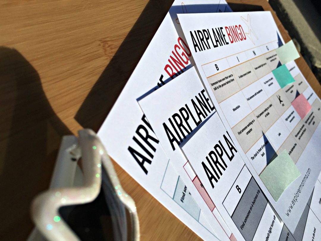 Kids Airplane Activities: Airplane BINGO - Explorer Momma