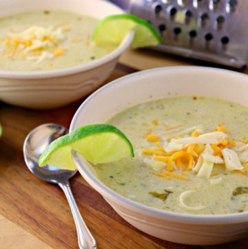 Low Carb Green Chili Chicken Chowder - Explorer Momma