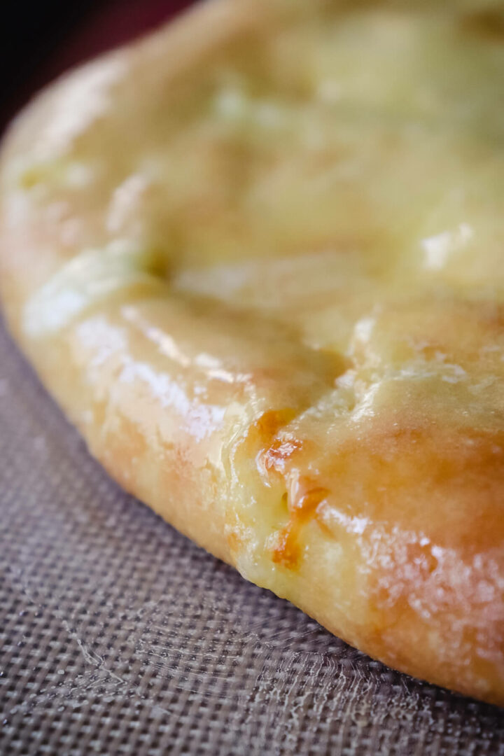 Keto Khachapuri - Imeruli Style Georgian Cheese Bread - Explorer Momma