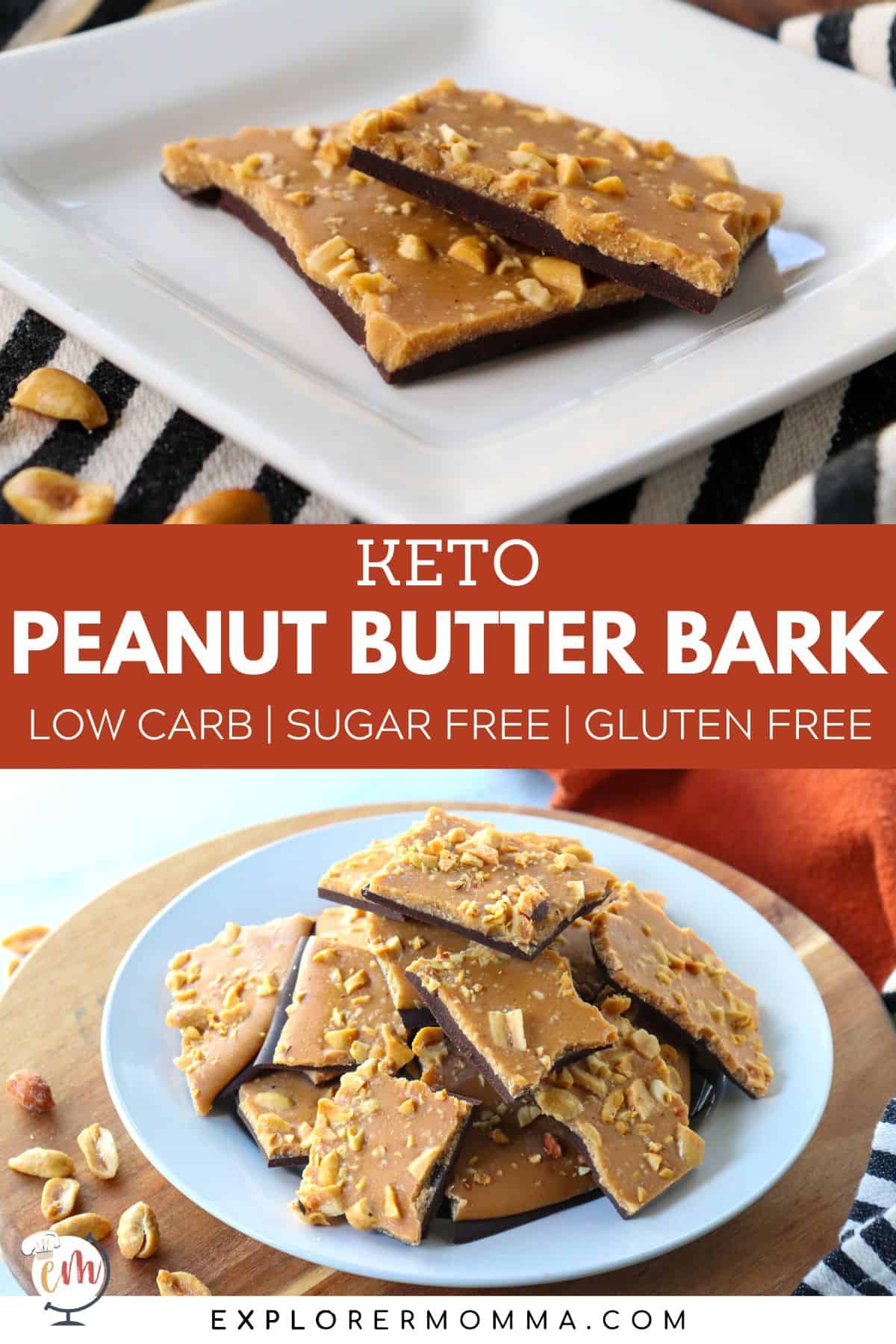 Delicious Keto Peanut Butter Bark Recipe - Explorer Momma